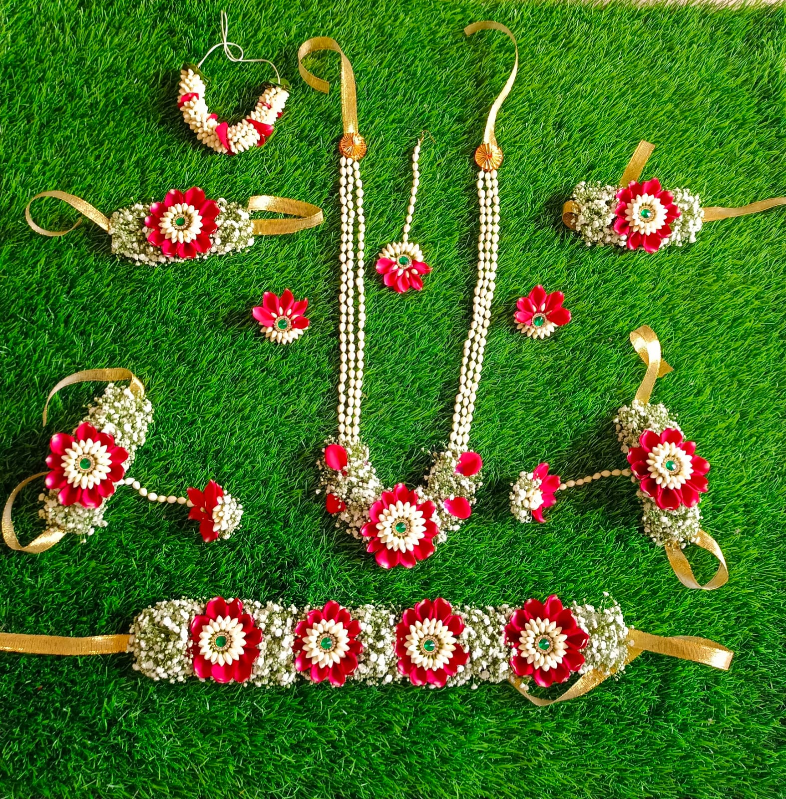Trending Real Flower Jewellery | Floral Jewellery & Jewelry – Sukanya ...